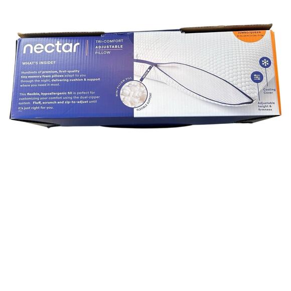 Nectar | Bedding | Nectar Tricomfort Adjustable Pillow Cooling Memory ...